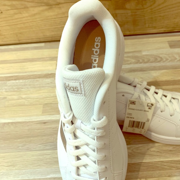 adidas | Shoes | Adidas Grand Court Tennis Shoes White Leather | Poshmark